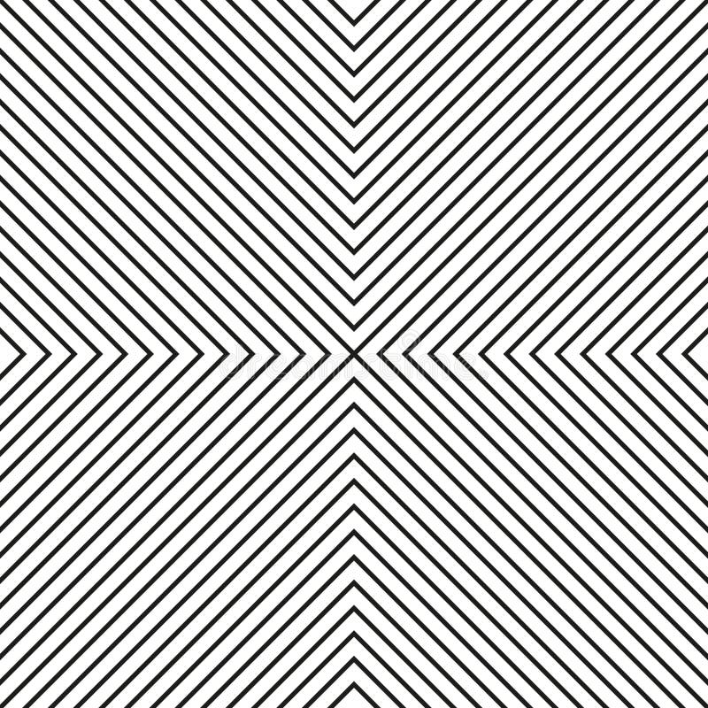 Intersecting Line Pattern. Geometric Striped Background. Black and White Contrast. Abstract ...