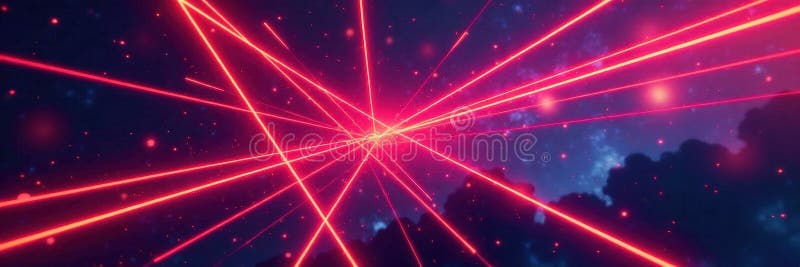 Intersecting Lines Form Vibrant Geometric Shapes Creating Dynamic