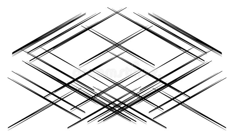 Intersecting Lines, Stripes Mesh, Grid, Lattice Stock Vector ...