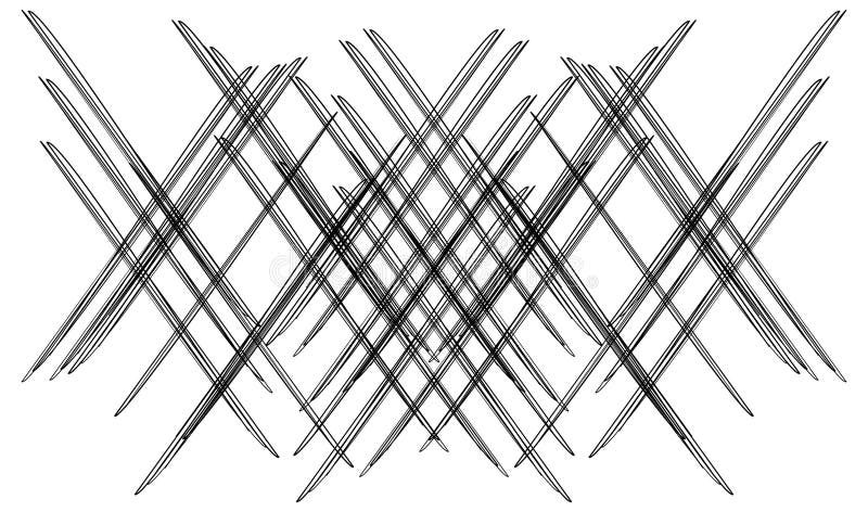 Intersecting Lines, Stripes Mesh, Grid, Lattice Stock Vector ...