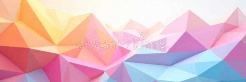 Intersecting Low Poly Forms on White Backdrop , Polygon Art, Background ...