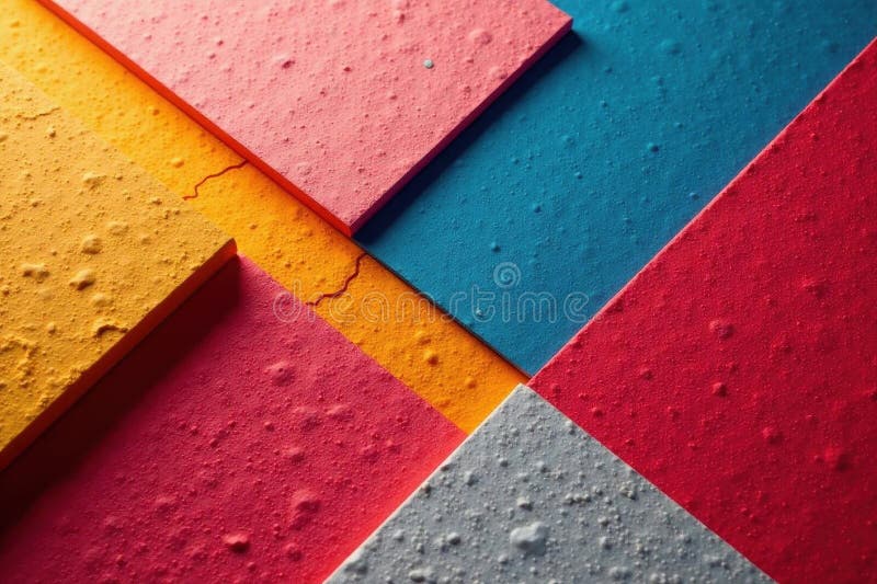 Intersecting Planes, Rough Smooth Textures, Muted Palette, Monochrome ...