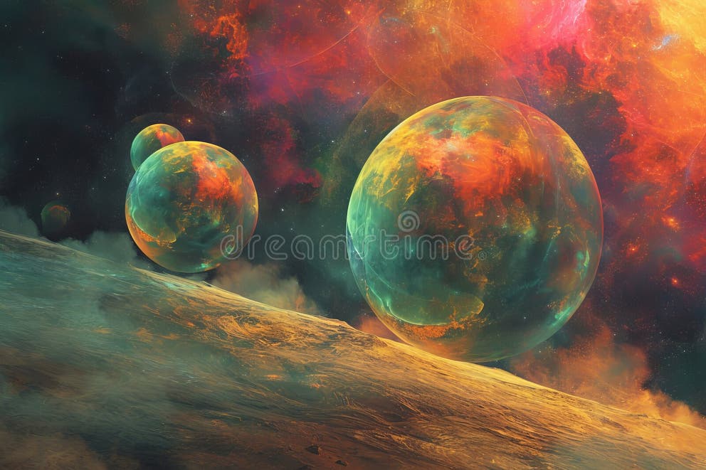 Intersecting Spheres stock illustration. Illustration of spheres ...