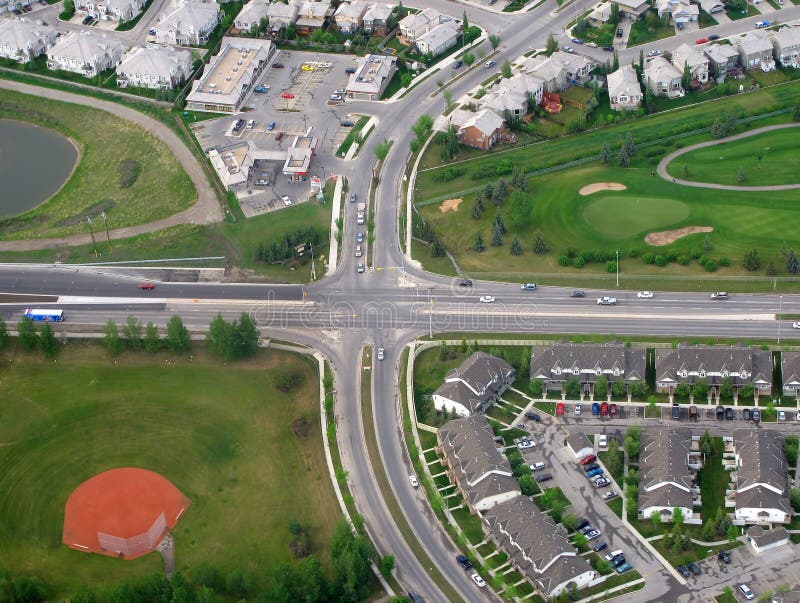 Intersection stock image. Image of infrastructure, roadway - 9839109