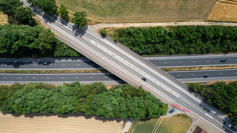 Intersection from Above: Overpass and Highways Stock Photo - Image of ...