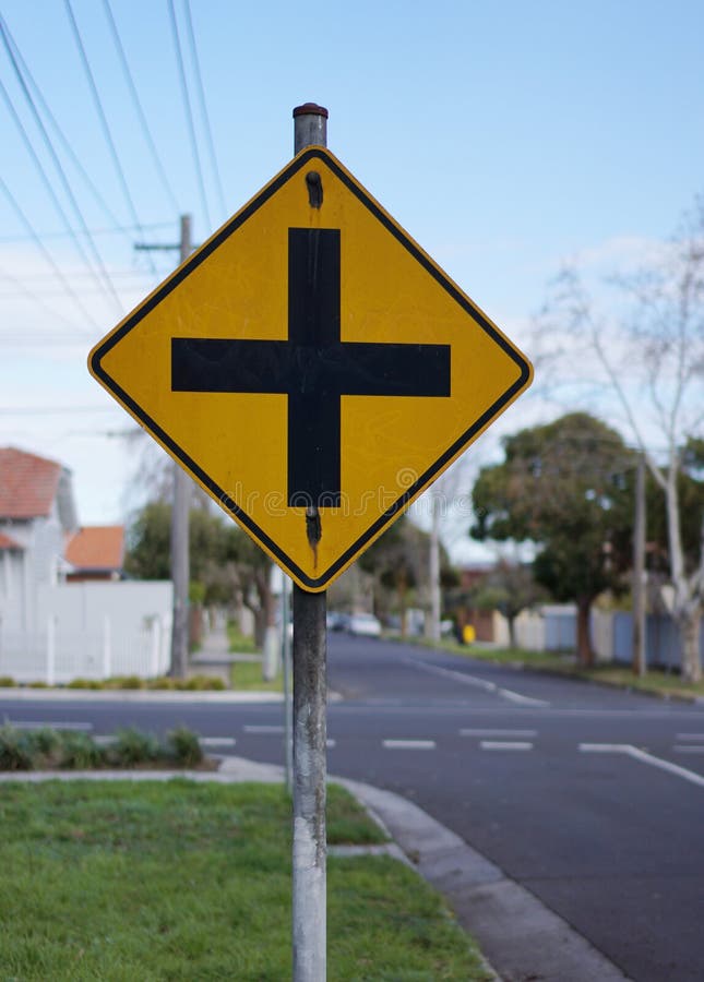 Caution Corner Ahead stock photo. Image of country, season - 48650024