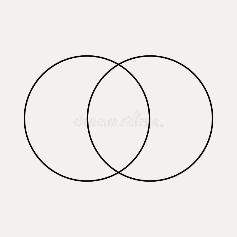 Intersection of Circles, Circles, Circle, Round. Abstract Minimalistic ...