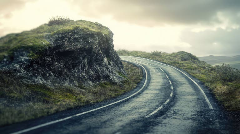 Intersection Confusing Road Stock Illustration - Illustration of ...