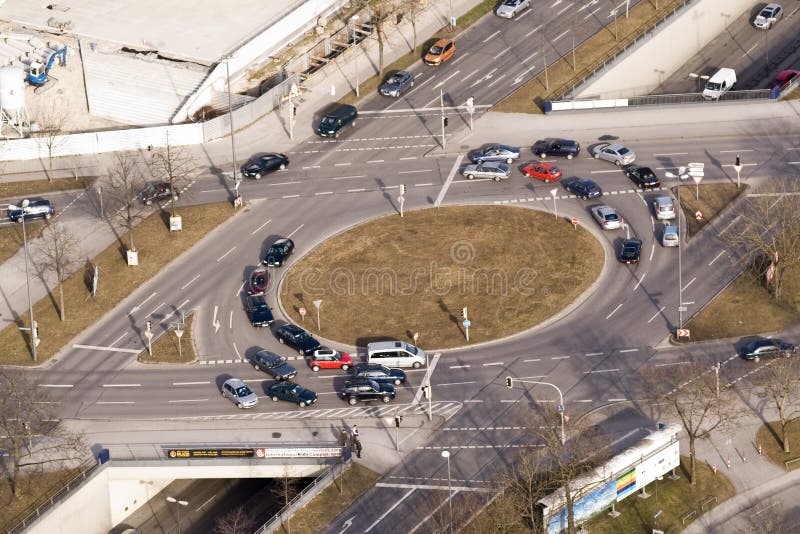 Intersection De Rue Avec Les Gratte-ciels Modernes De South Loop ...