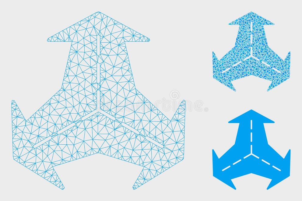 Intersection Directions Vector Mesh Network Model and Triangle Mosaic ...