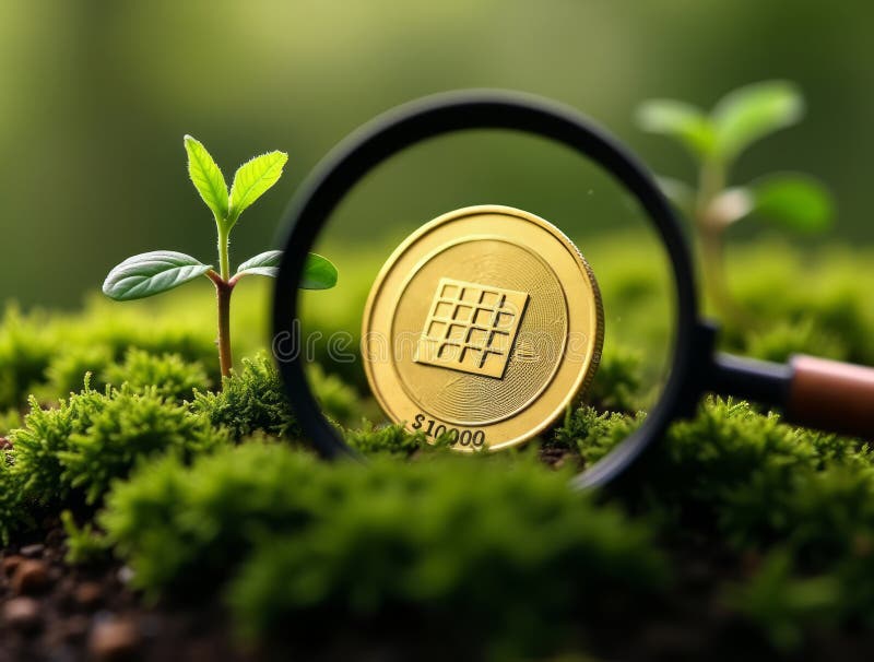 The Intersection of Finance and Sustainability with a Focused Gold Coin ...