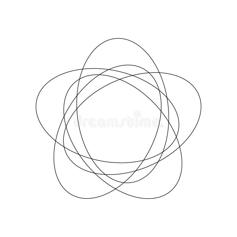 Intersection of Two Sets and Venn Diagrams in Set Theory. Stock Vector ...