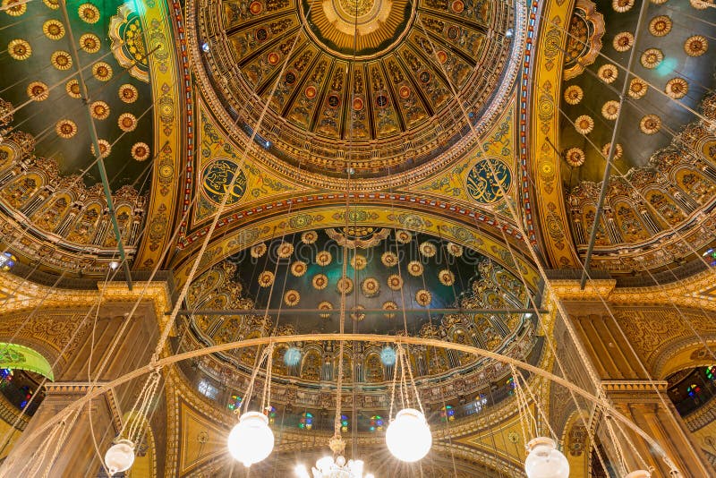 Intersection of Four Domes Decorated with Floral Patterns, Muhammad Ali ...