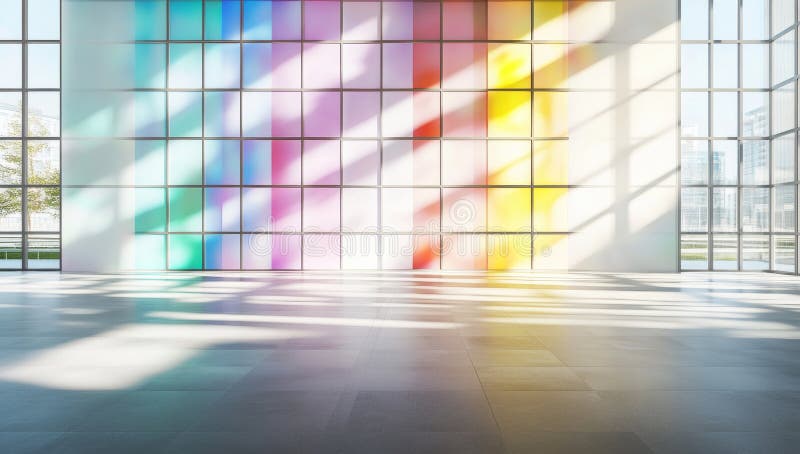 The Intersection of Light Refraction and Visual Display Creates a ...