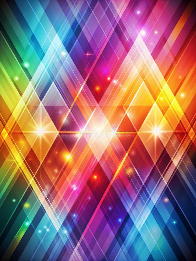 Intersection of Lights stock illustration. Illustration of brilliance ...