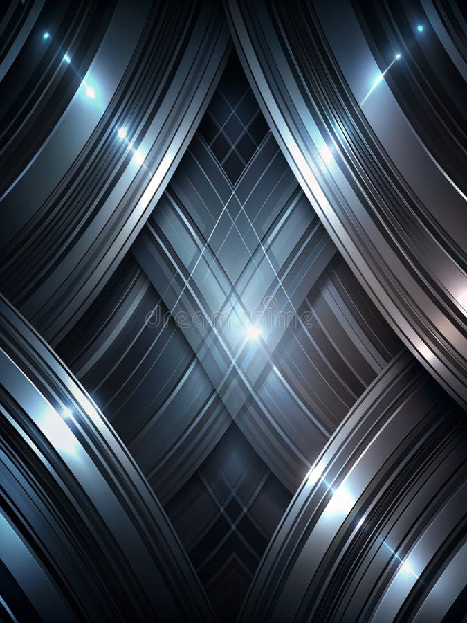 Intersection of Lights stock illustration. Illustration of effect ...