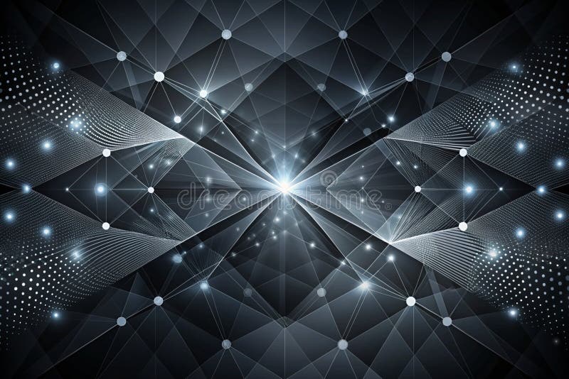 Intersection of Lights stock illustration. Illustration of captured ...