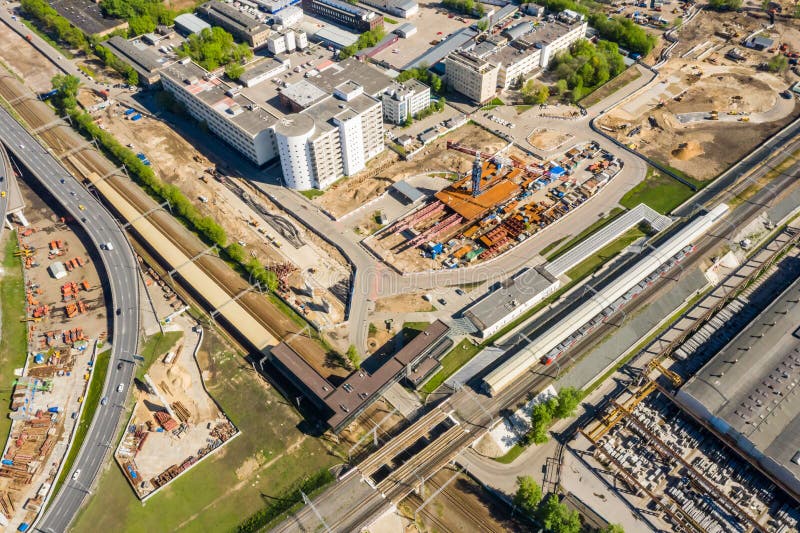 The Intersection of the Railway of the Moscow Central Diameter and the ...