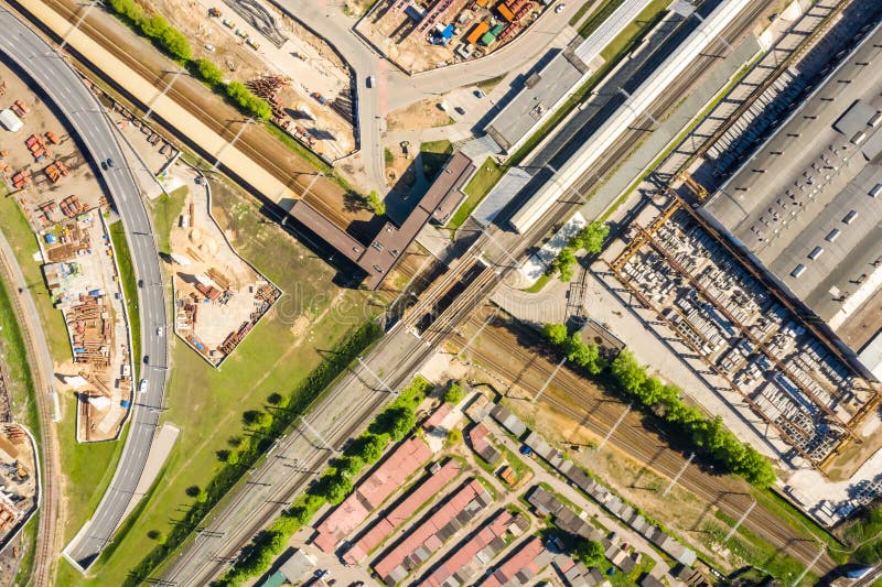 The Intersection of the Railway of the Moscow Central Diameter and the ...