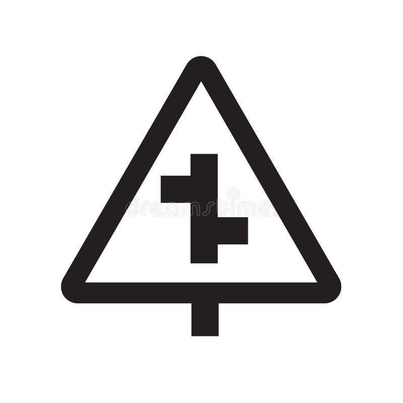 Intersection Sign Icon. Trendy Intersection Sign Logo Concept on Stock ...