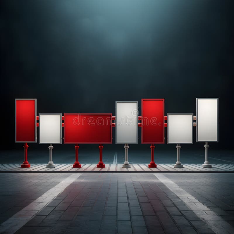 Intersection Signposts Ensuring Safe Navigation Stock Image - Image of ...