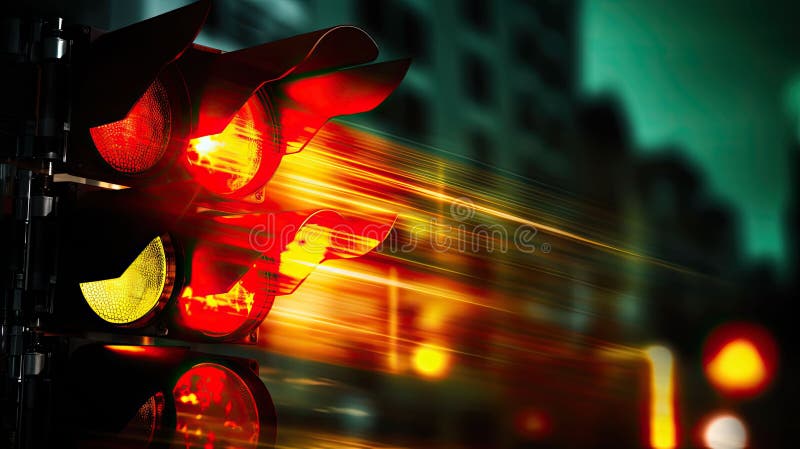 Intersection Stop Light Graphic Stock Illustration - Illustration of ...