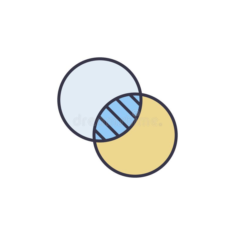 Two Circles Overlapping Stock Illustrations – 98 Two Circles ...