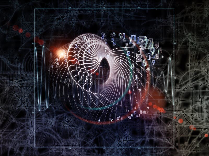 Intersections of Geometry stock illustration. Illustration of ...