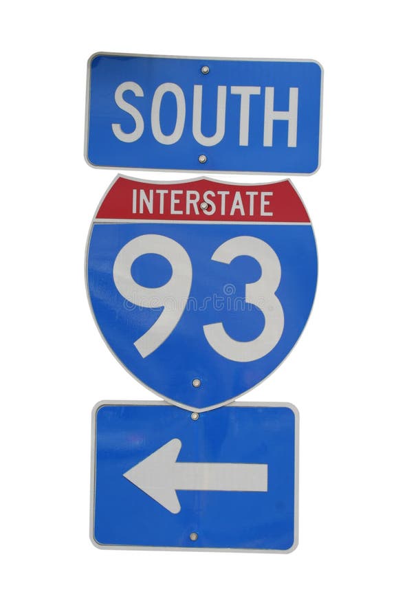 Interstate 93 sign stock image. Image of highway, expressway - 1895561