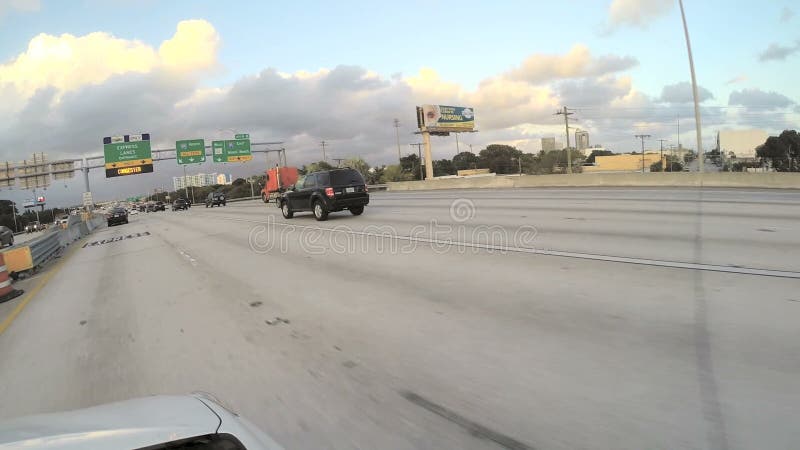 Interstate 595 in Florida stock footage. Video of florida - 174026198