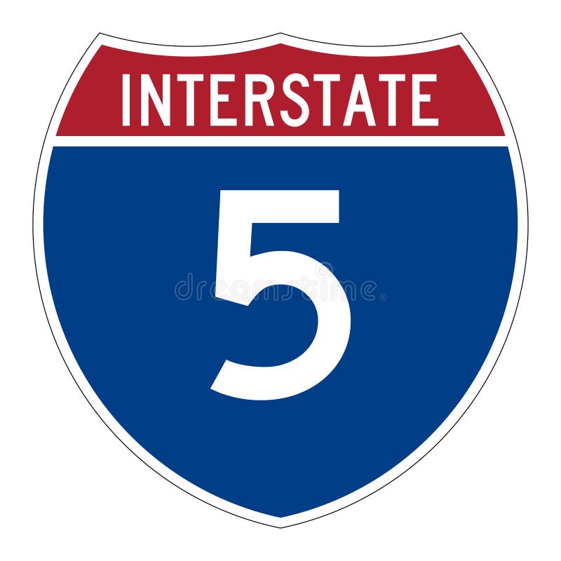 5 Freeway Sign Stock Illustrations – 25 5 Freeway Sign Stock ...