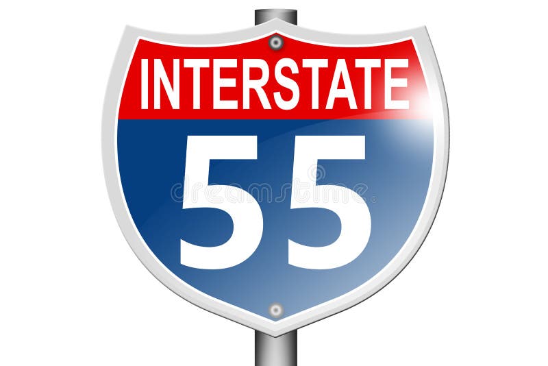Interstate 55 Sign Stock Illustrations – 11 Interstate 55 Sign Stock ...