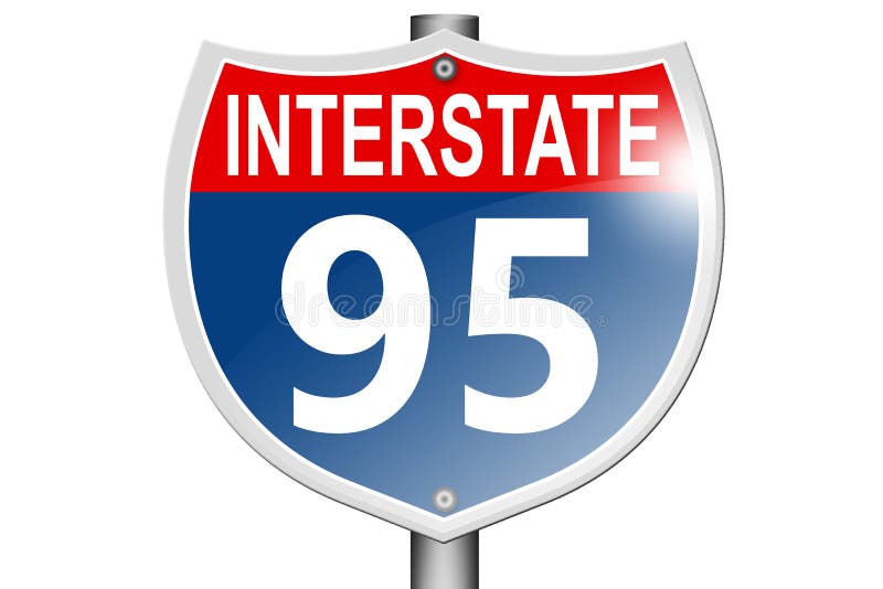Interstate 95 Sign Stock Illustrations – 24 Interstate 95 Sign Stock ...