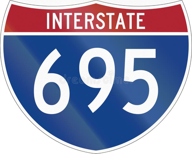 Interstate Route Shield stock illustration. Illustration of interstate ...