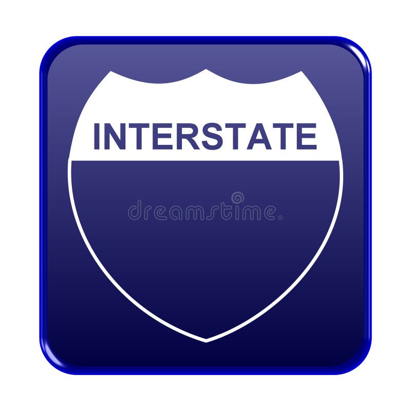 Interstate sign stock illustration. Illustration of classic - 7658132