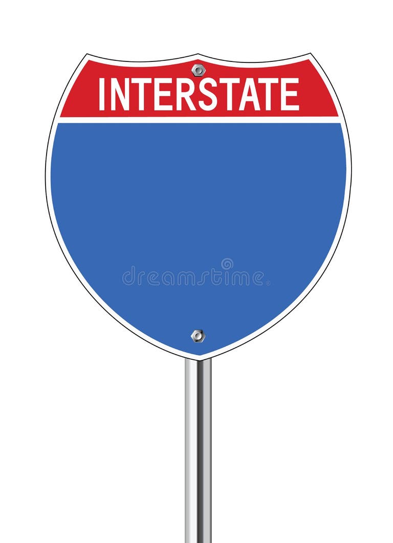 Interstate Sign White Stock Illustrations – 3,088 Interstate Sign White ...