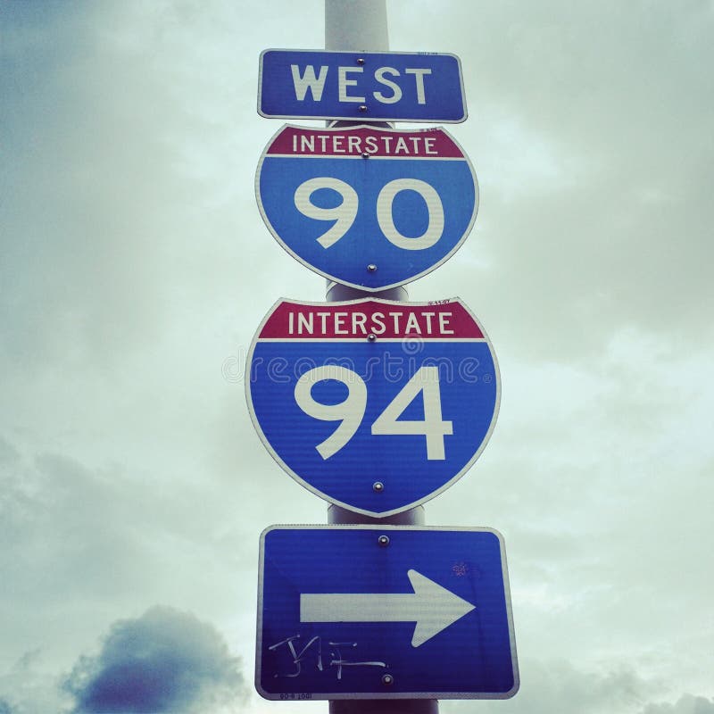Interstate I-40 sign stock photo. Image of highway, trip - 17907682