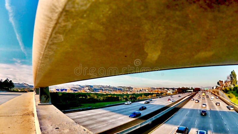 Interstate 8 traffic stock photo. Image of perspective - 171217964