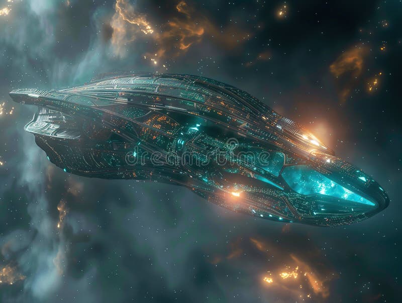 Interstellar Ark, Organic, Bio-engineered Spaceship on an Exploration ...