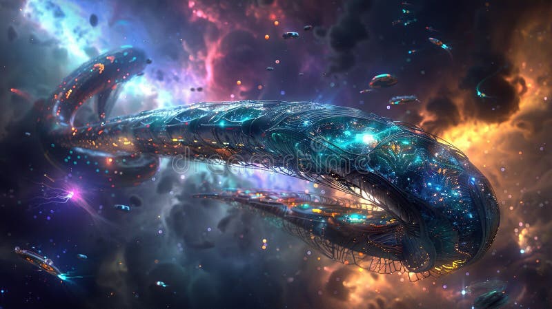 Interstellar Ark, Organic, Bio-engineered Spaceship on an Exploration ...