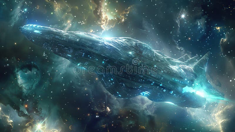 Interstellar Ark, Organic, Bio-engineered Spaceship on an Exploration ...