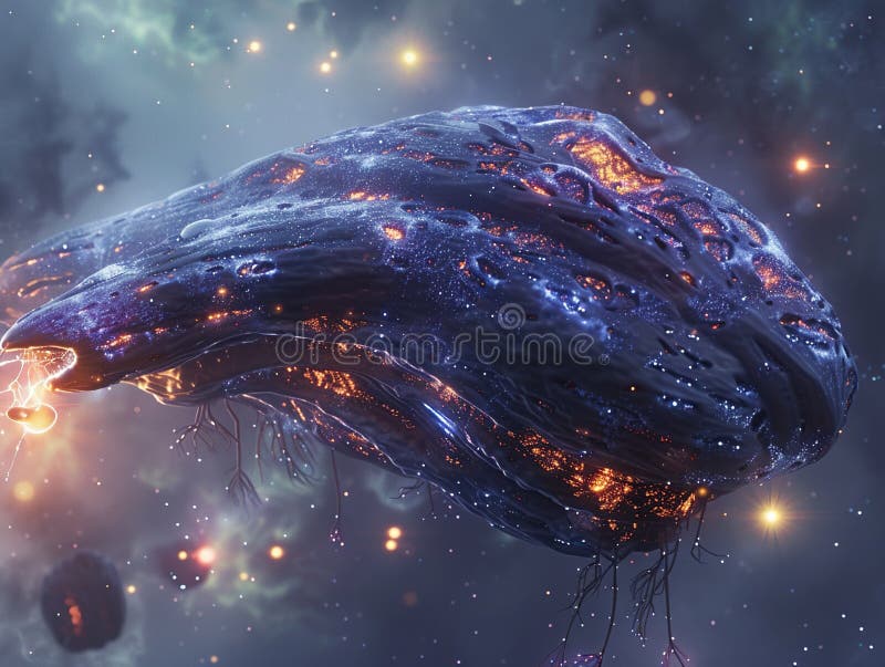 Interstellar Ark, Organic, Bio-engineered Spaceship on an Exploration ...