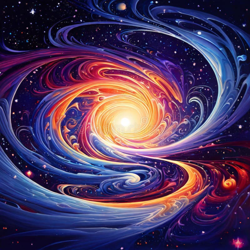 Interstellar Exploration: Cosmic Nebula and Milky Way Galaxy Editorial ...