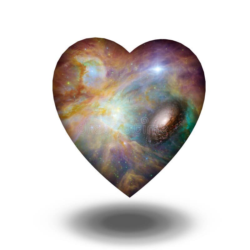 Interstellar Heart stock illustration. Illustration of deep - 37472658