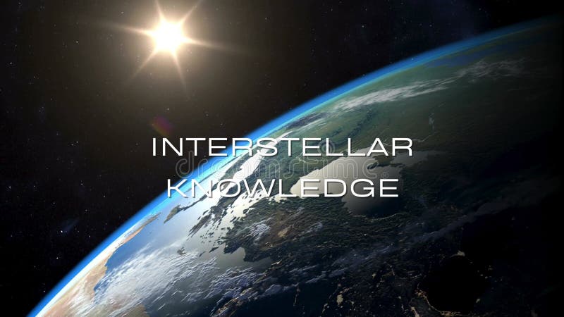 Interstellar Knowledge: Earth from Space Stock Footage - Video of design, wallpaper: 392510882