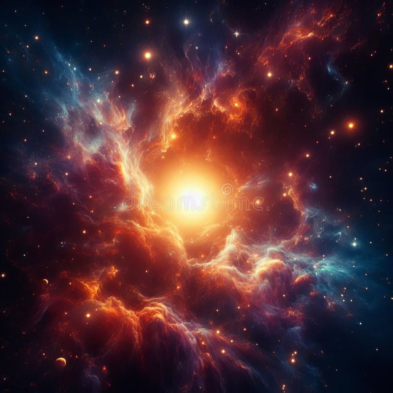 Interstellar Medium Space Space between Stars that Contains As Stock ...