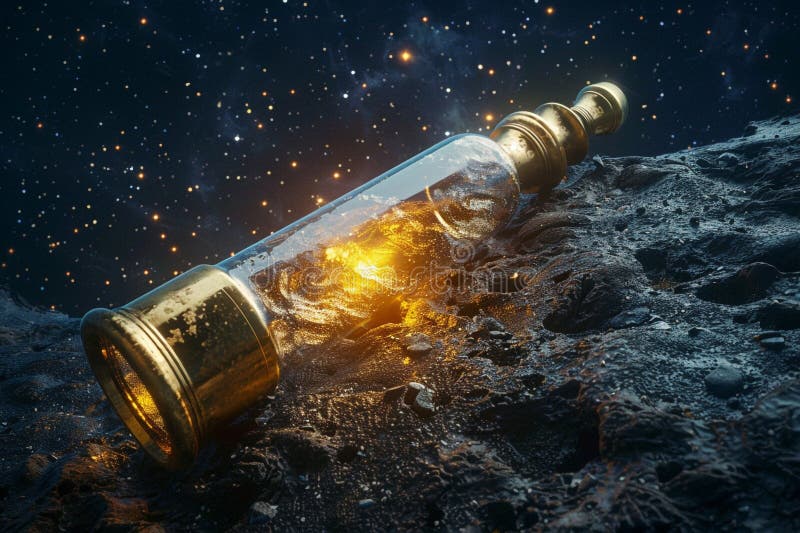 An Interstellar Message Bottle Cast into the Cosmic Sea Stock ...