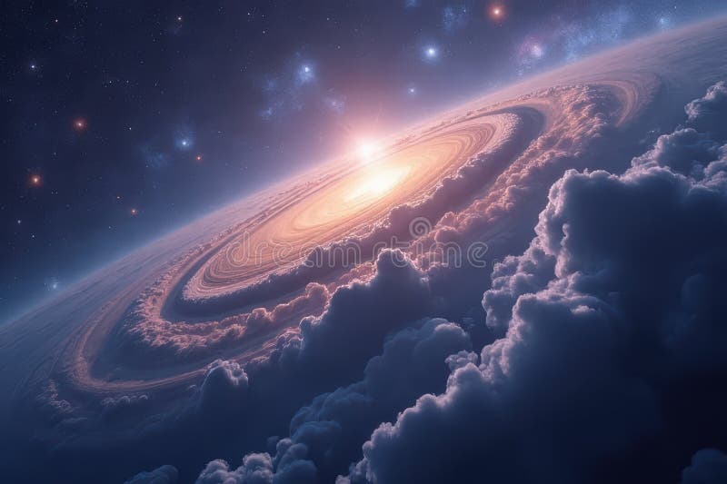 Interstellar Nebula Development - Deep Space Gaseous Phenomenon Stock ...