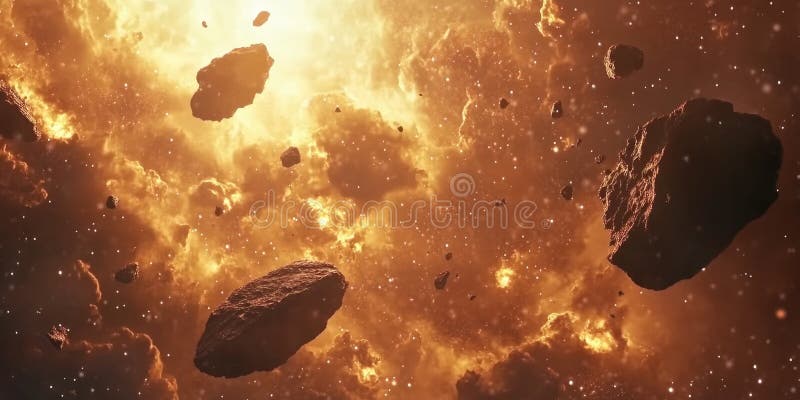Interstellar Nebula Explosion Stock Image - Image of medium, star ...