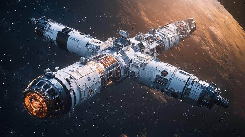 Interstellar Research Station, Advanced Tech, Deep Space Exploration ...